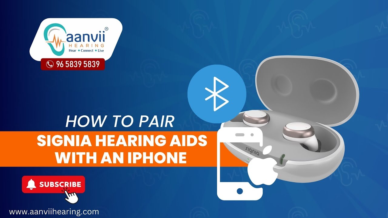 How to Pair Signia Hearing Aids with an iPhone? | Aanvii Hearing - YouTube