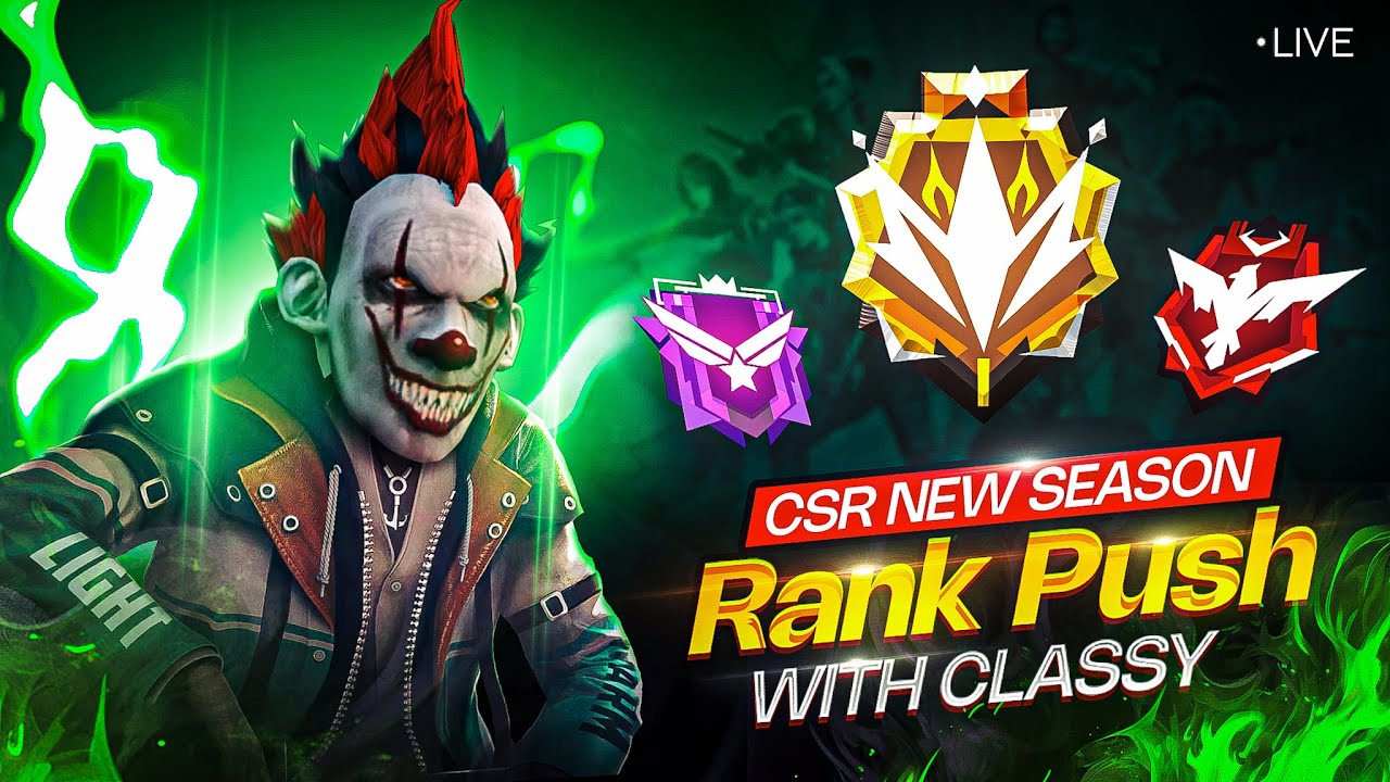 Classy Live !! Tournament Grinding 🔥+ Serious Rank Push 🤯 After Long 🕒🔥 ...