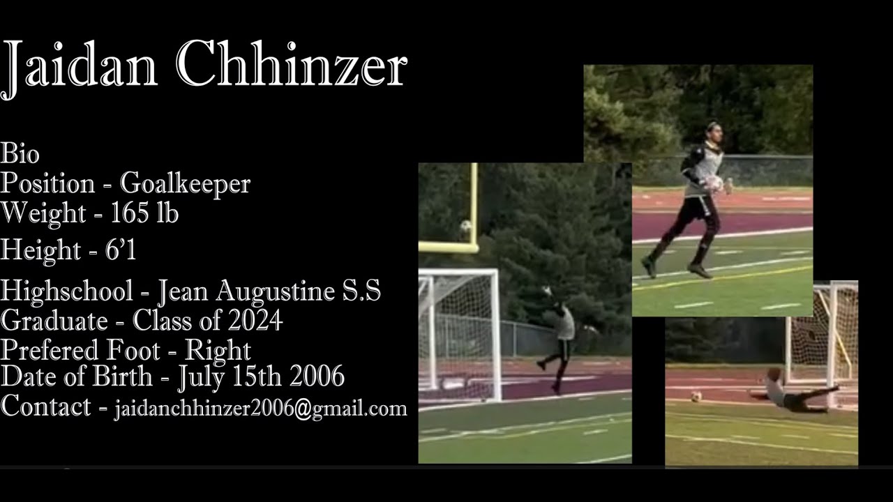 Jaidan Chhinzer - College Soccer Goalkeeper Recruiting Highlight Video ...