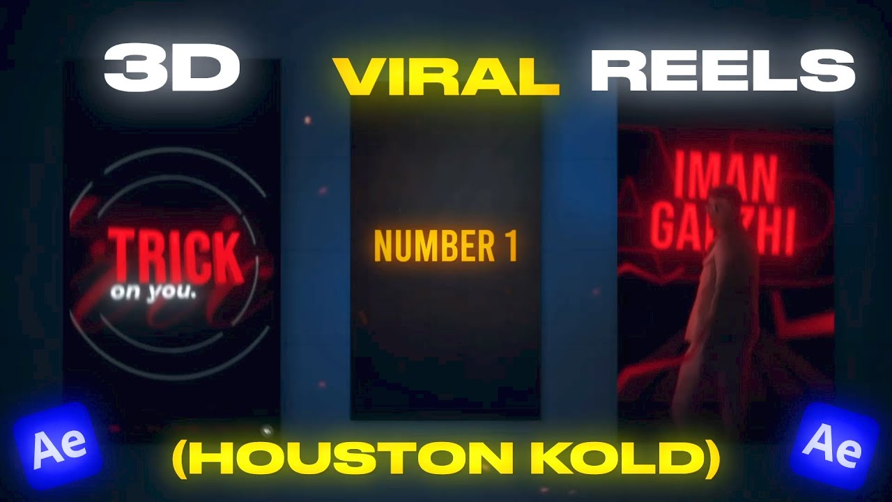 How To Edit 3D VIRAL Instagram Reels Like Houston Kold | Part 2 - YouTube