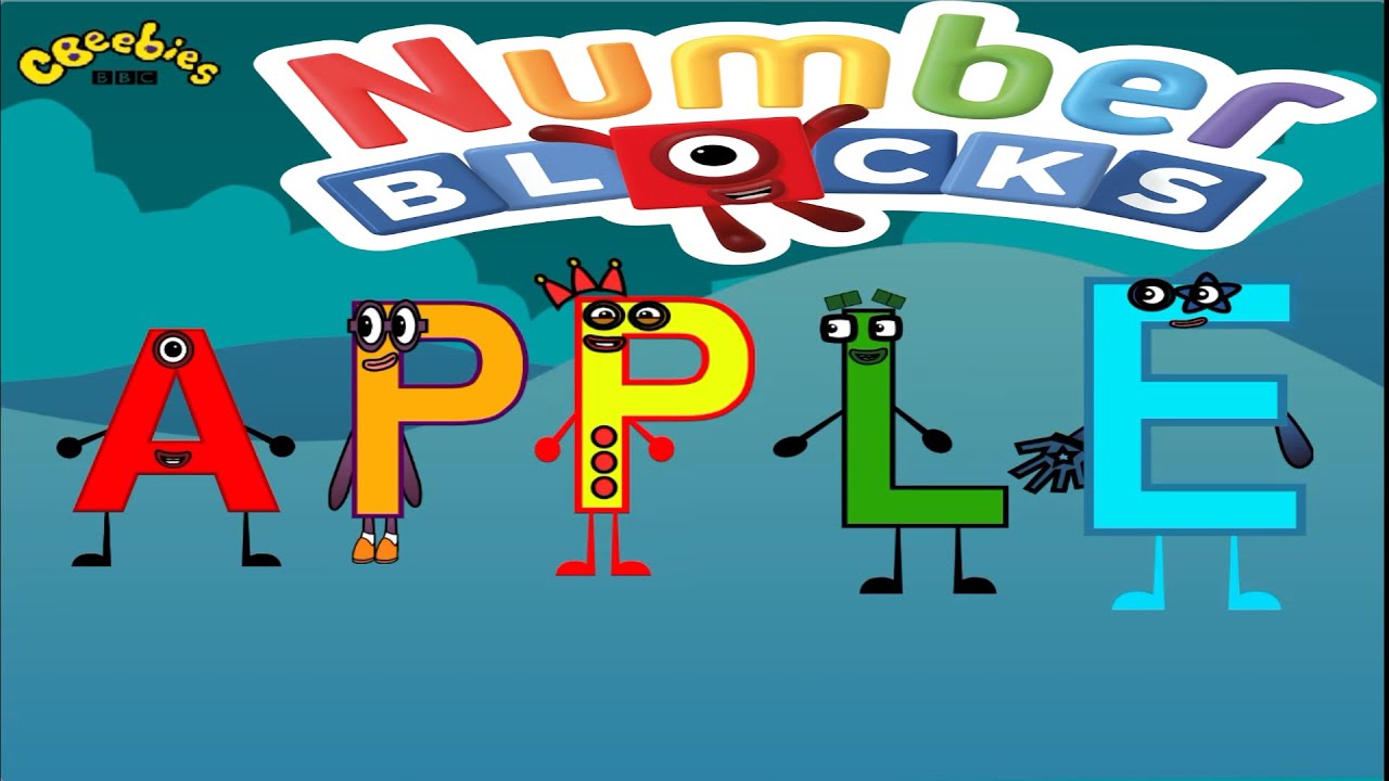 NumberBlocks Intro Song But APPLE Spelling Blocks , NumberAPPLEs ...