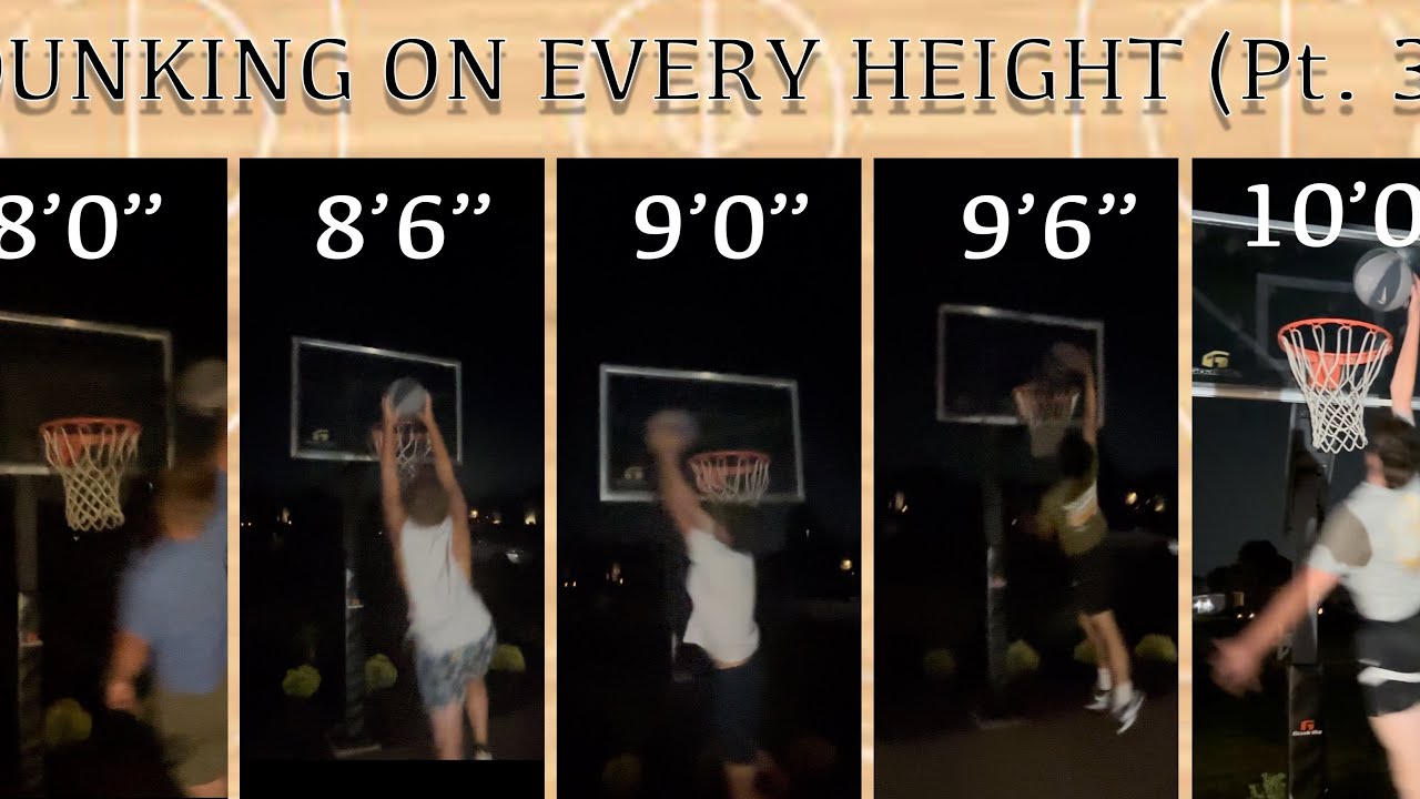 DUNKING ON EVERY HEIGHT (w/Da Boys) Pt. 3 Long Edition #dunking # ...