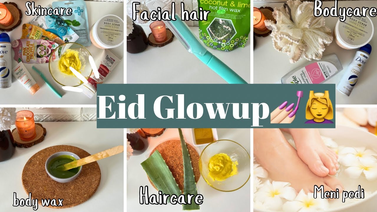 Pre Eid Glow up Routine 💆‍♀️🌙 - YouTube