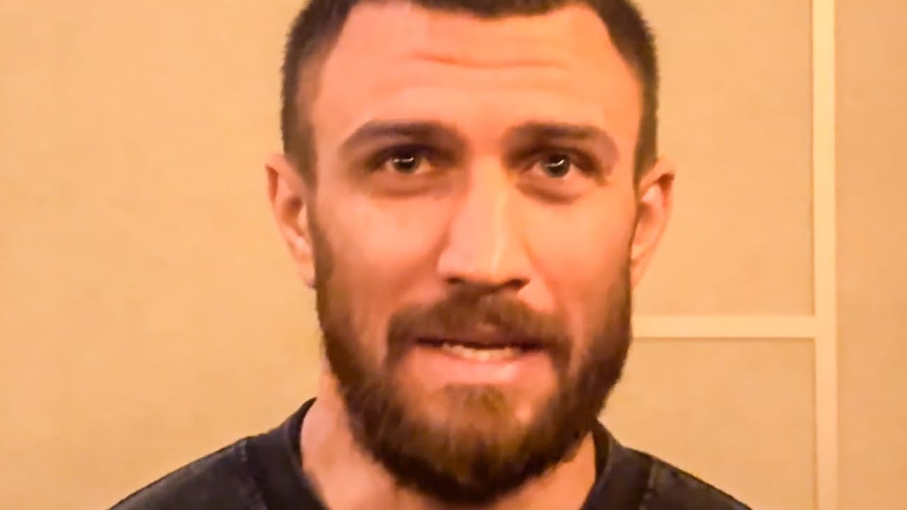 Lomachenko REACTS to George Kambosos SEPARATION after LONG FIRST FACE ...