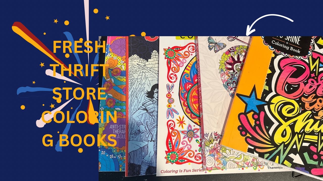 New Thrift Store Coloring Books #coloringbook #coloringpages #coloring ...