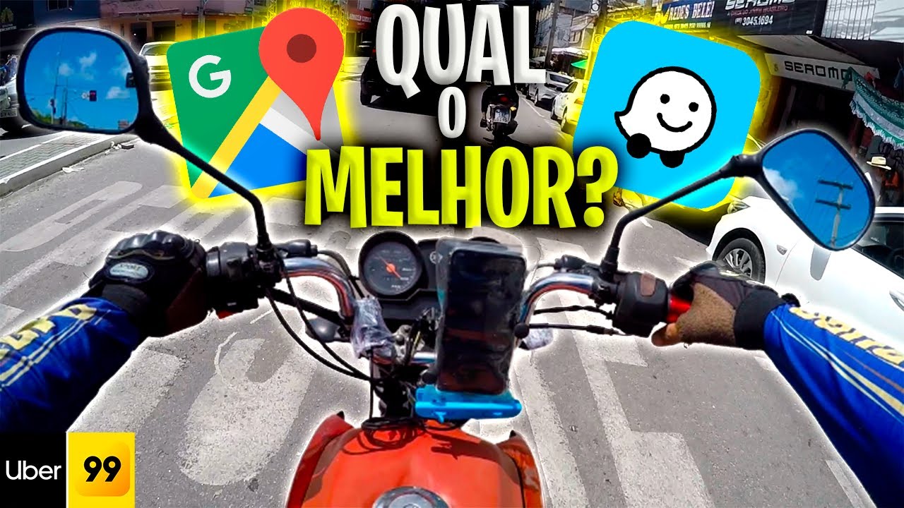 Qual o MELHOR GPS pra Uber Moto e 99 Moto? Use Mapas Offline! - YouTube