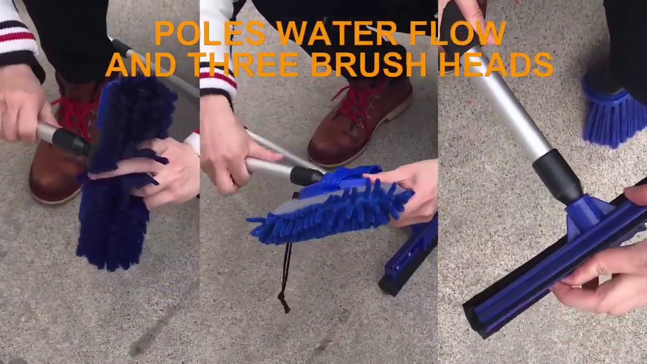 CB0585 water flow brush kit - YouTube