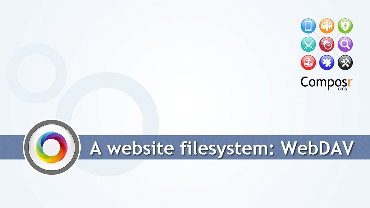 A website filesystem: WebDAV - YouTube