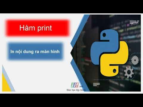 Câu lệnh in nội dung ra màn hình Python| Học lập trình - YouTube