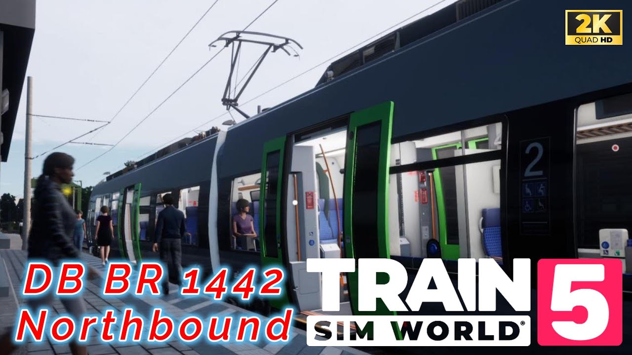 DB BR 1442 Northbound! | Train Sim World 5 | RailDriver | No Commentary ...