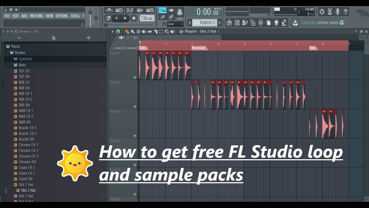 How To Get FREE FL Studio Loop And Sample Packs - YouTube