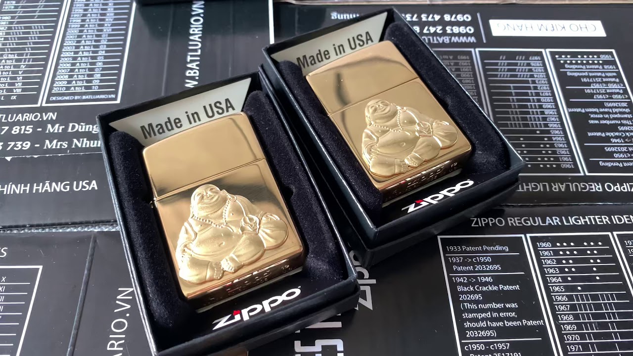 Zippo 29626 – Zippo Buddha Emblem High Polish Brass - YouTube
