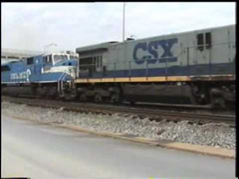 CSX C30-7 SD80Mac and AC44 - YouTube