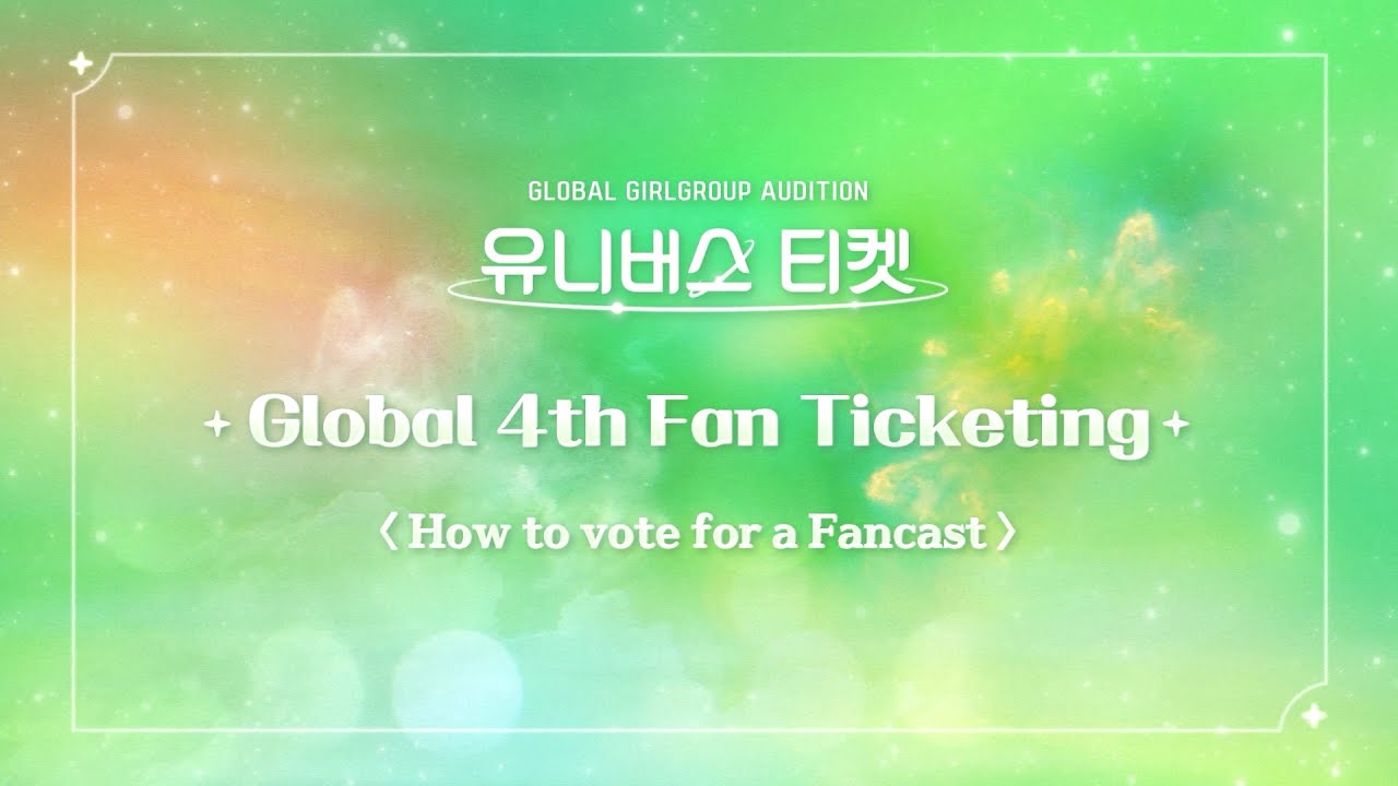 Universe Ticket | How to vote for the Fancast app📱 - YouTube