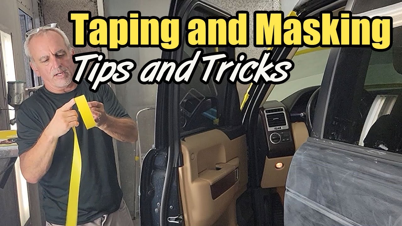 How to tips and tricks masking and taping up a car or truck for ...