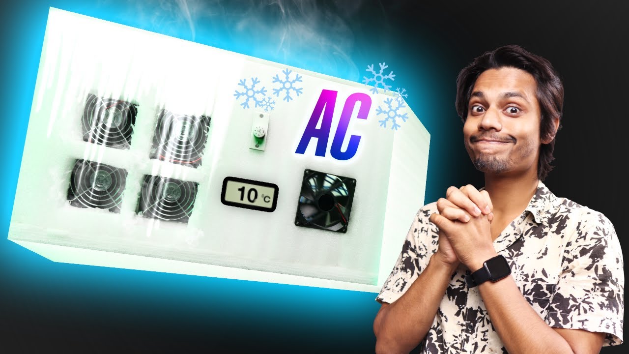 I Made World's First Mini AC ! | Homemade MINI Air Conditioner DIY ...