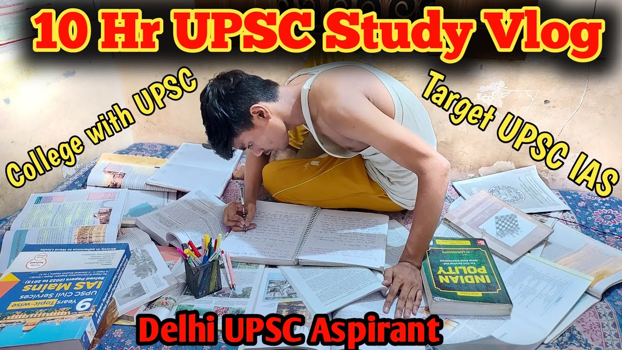 10 hours UPSC Study Vlog | A day in the life of a UPSC aspirant | UPSC study vlog | #upsc #vlog ...