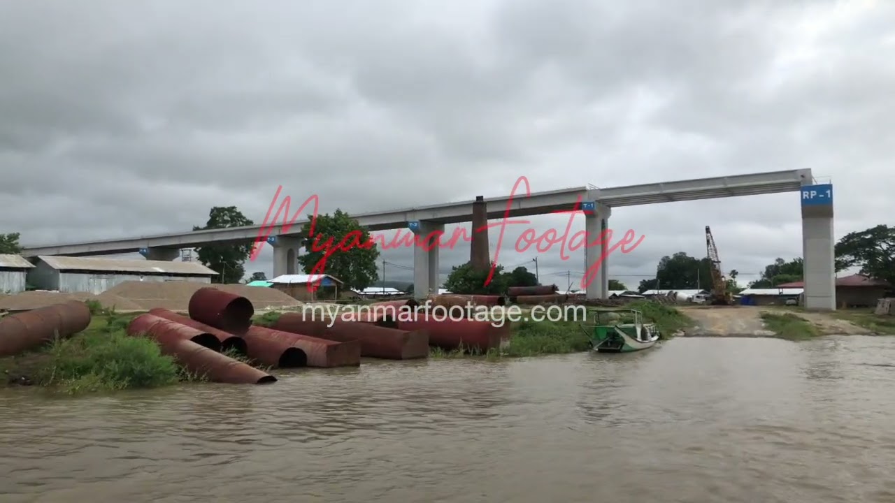 Ayeyarwaddy River Bridge Thayet - Aunglan I Magway Region, Upper ...