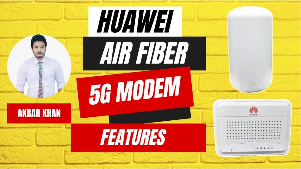 Huawei Air fiber 5G Modem features - YouTube