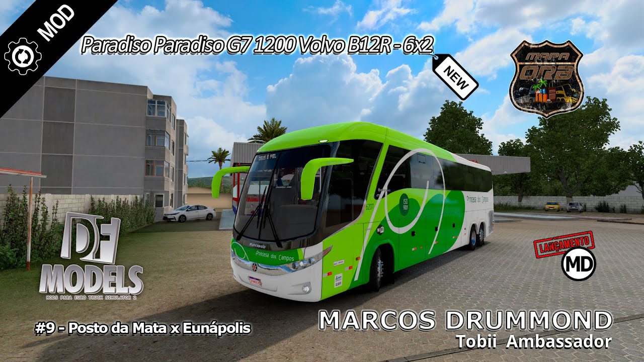 Lançamento DF Models!! O seu Novíssimo - Paradiso G7 1200 Volvo B12R ...