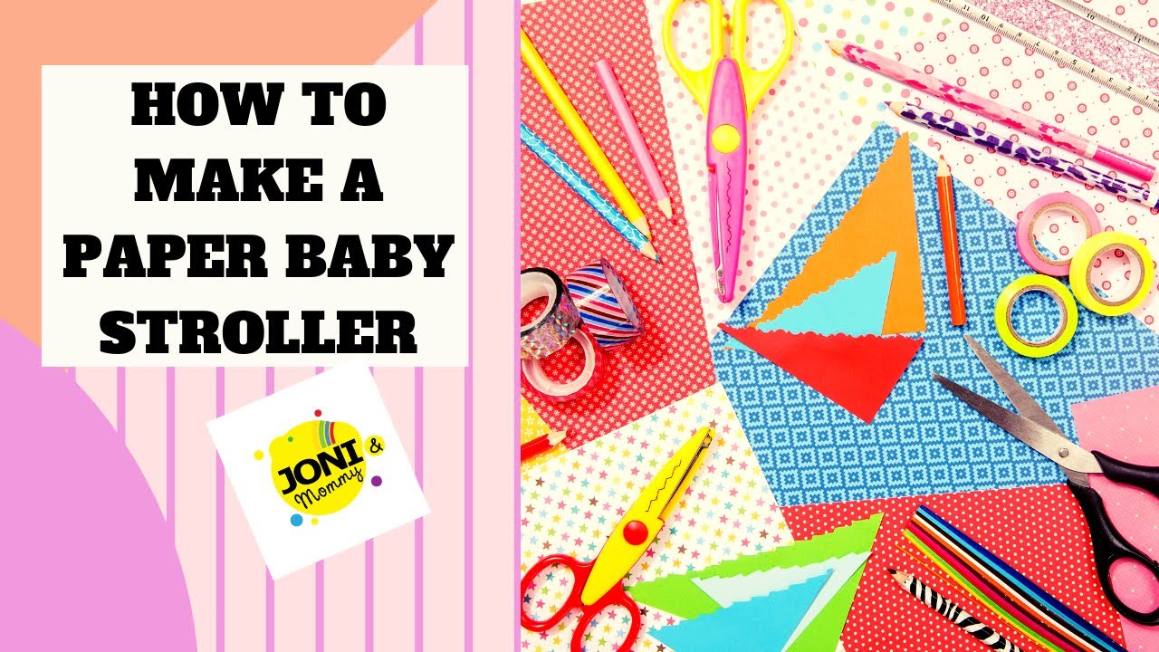Paper Baby Stroller | Paper Crafts for Kids | Easy Paper craft - YouTube