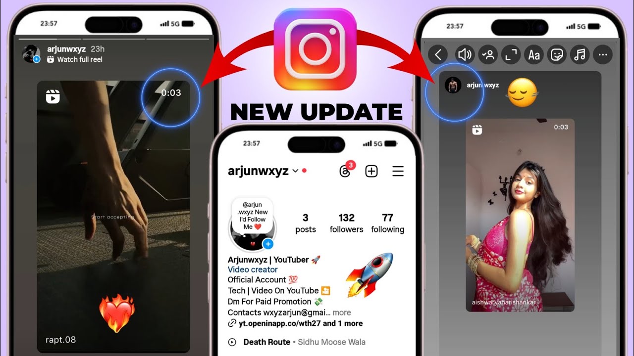 Instagram New Update 2024 | Instagram Story Reels Share Like iPhone ...