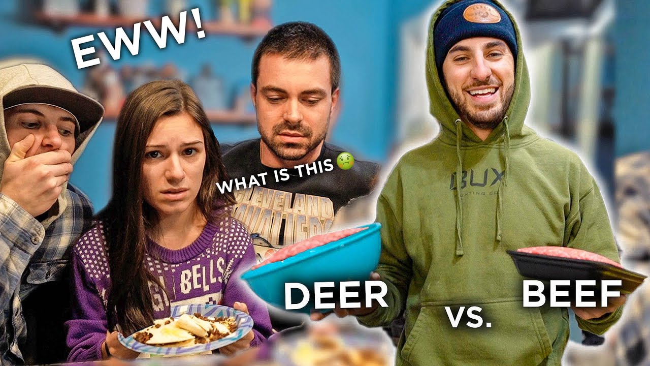 Tricking my friends into eating wild game meat! - YouTube