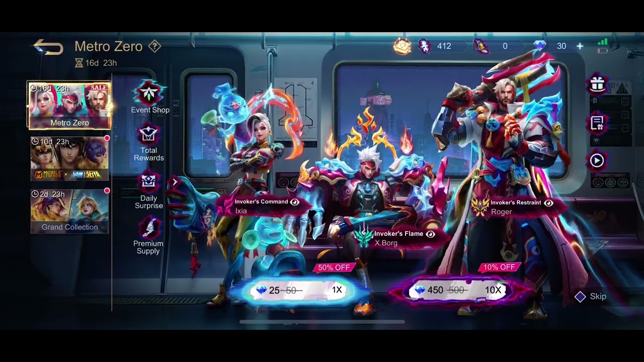 METRO ZERO BUBBLE CHAT | MLBB - YouTube