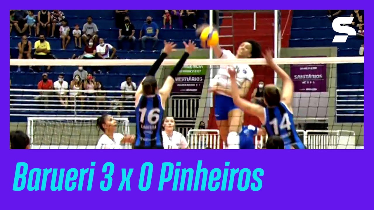 BARUERI 3 X 0 PINHEIROS| MELHORES MOMENTOS | SUPERLIGA FEMININA DE ...