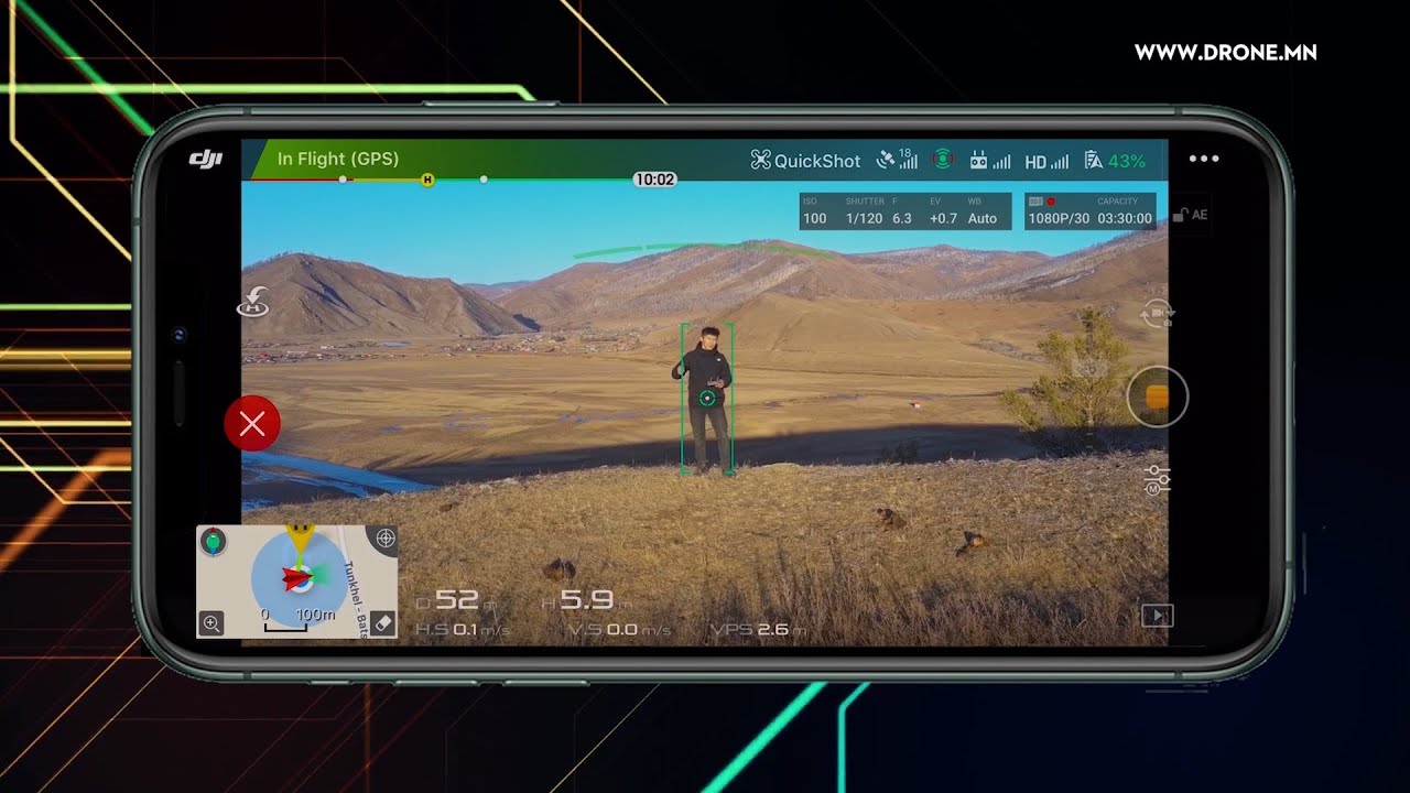 DJI Drones QuickShot mode - YouTube