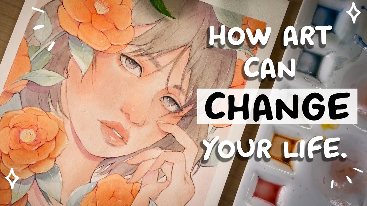 How art CHANGED my life: a journey of self growth Paint with me 🌷 - YouTube