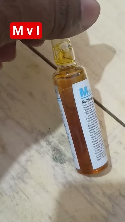 M v I 10 ml #helps to treat nutritional#shortvideo deficiency - YouTube
