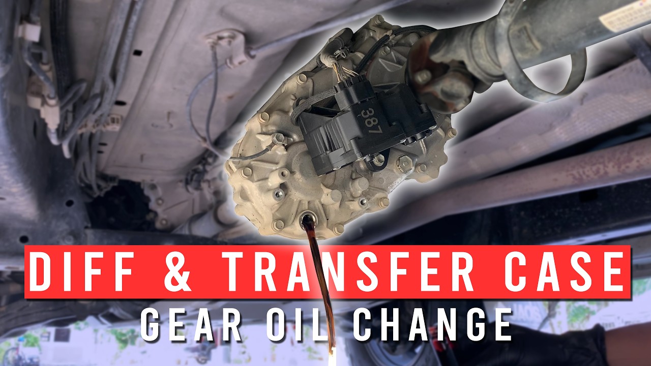 DIY Hilux Differential and Transfer Case Gear Oil Change | Hilux 4x4 ...