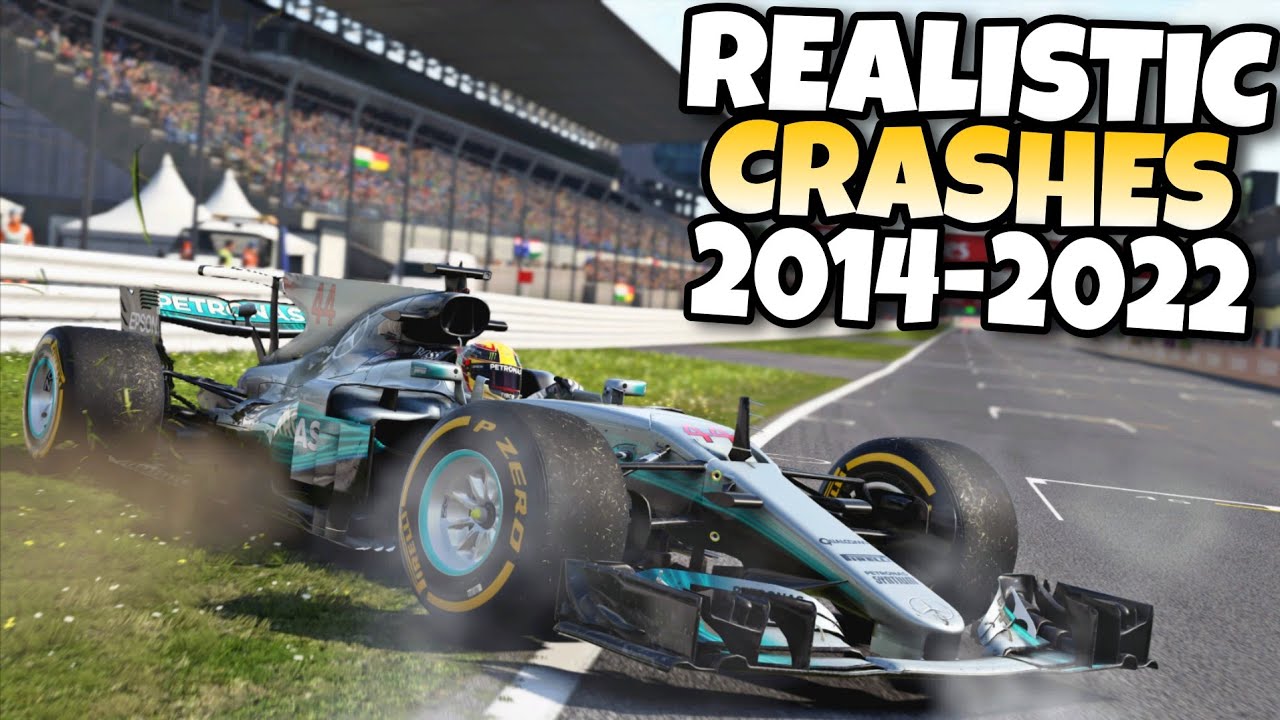 F1 REALISTIC CRASHES 2014 - 2022 #6 - YouTube