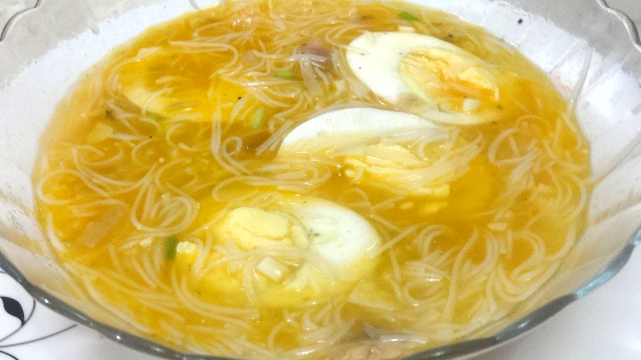 Sardine Miswa Egg Soup Youtube