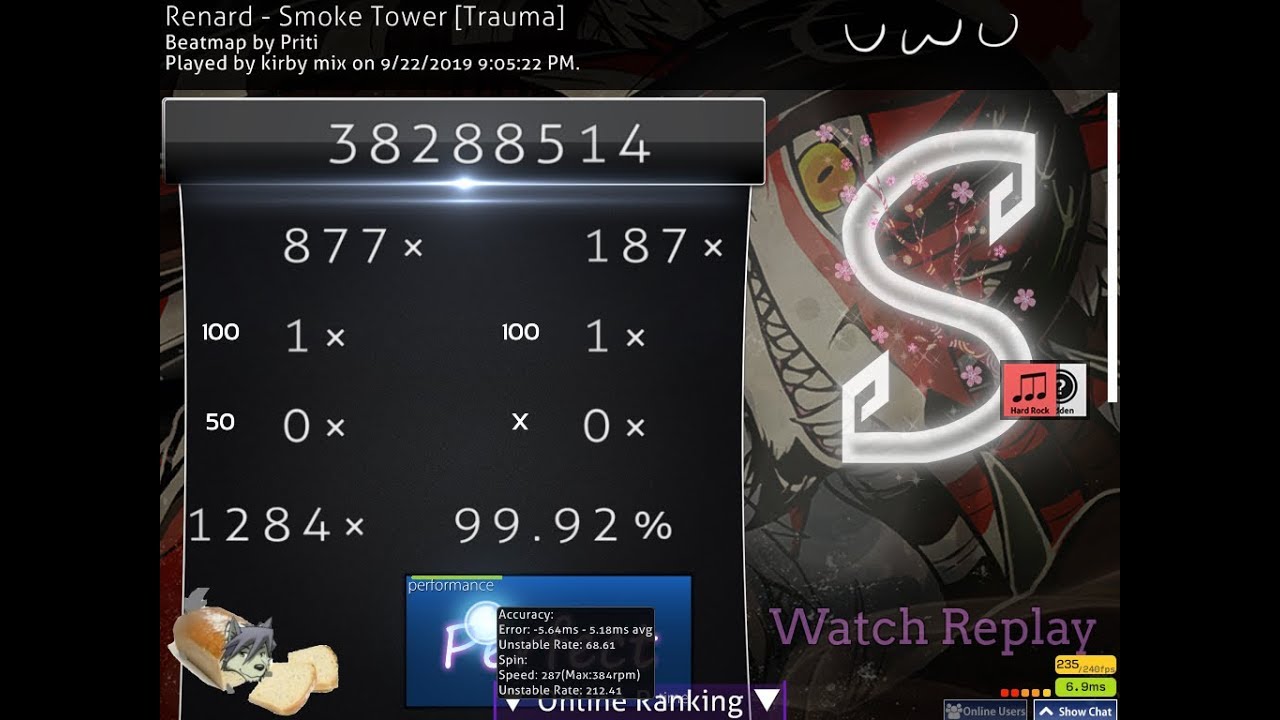 Renard - Smoke Tower [Trauma] +HD,HR 99.92% FC #1 - YouTube
