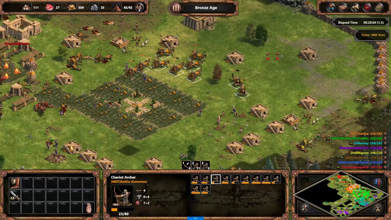 AOE DE soigia tofu newpower so vs catchall dis charmed musk, 4v4 giga ...