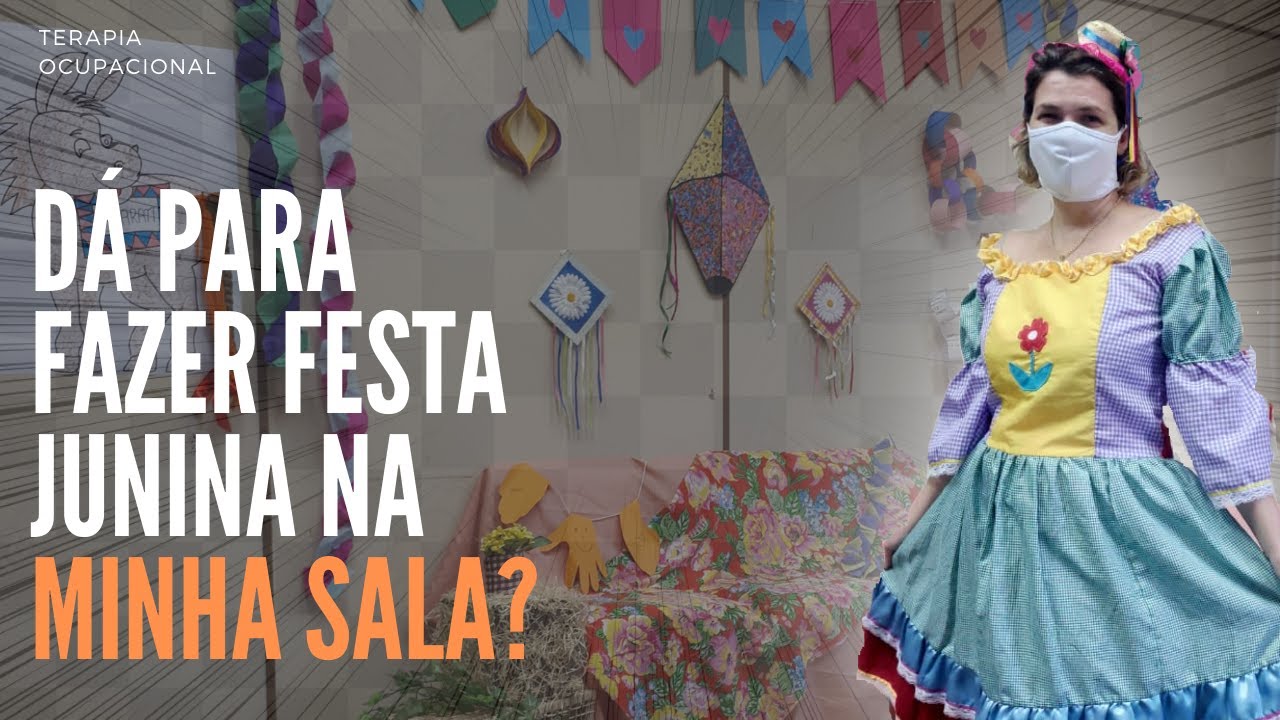 Decoração adaptada para festa junina/julina - YouTube
