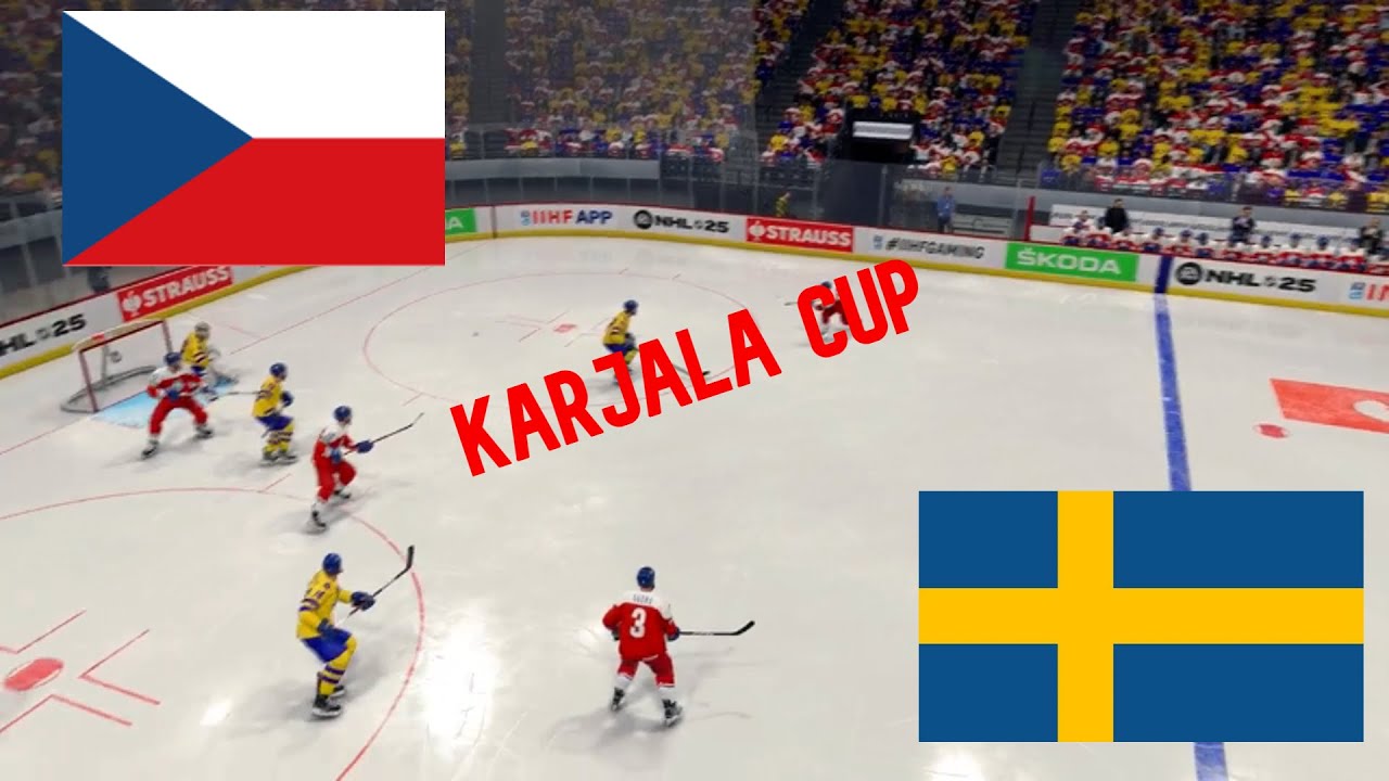 ČESKO - ŠVÉDSKO | KARJALA CUP | NHL 25 - YouTube