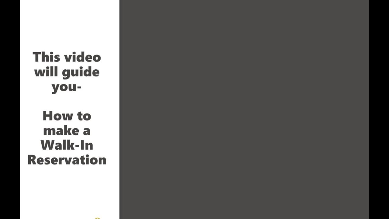 How to make Walk In Reservation (ওয়াক ইন রিজার্ভেশন কীভাবে করবেন ...