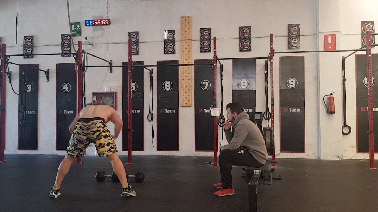 1°wod spanish throwdown 2018 .crossfit inside(dennis) - YouTube