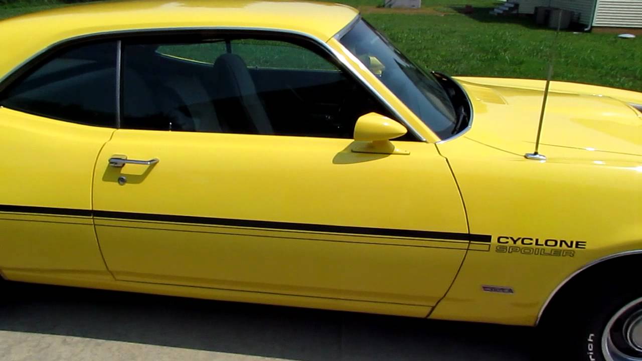 70 Mercury Cyclone Spoiler 429 Cobra Jet - YouTube