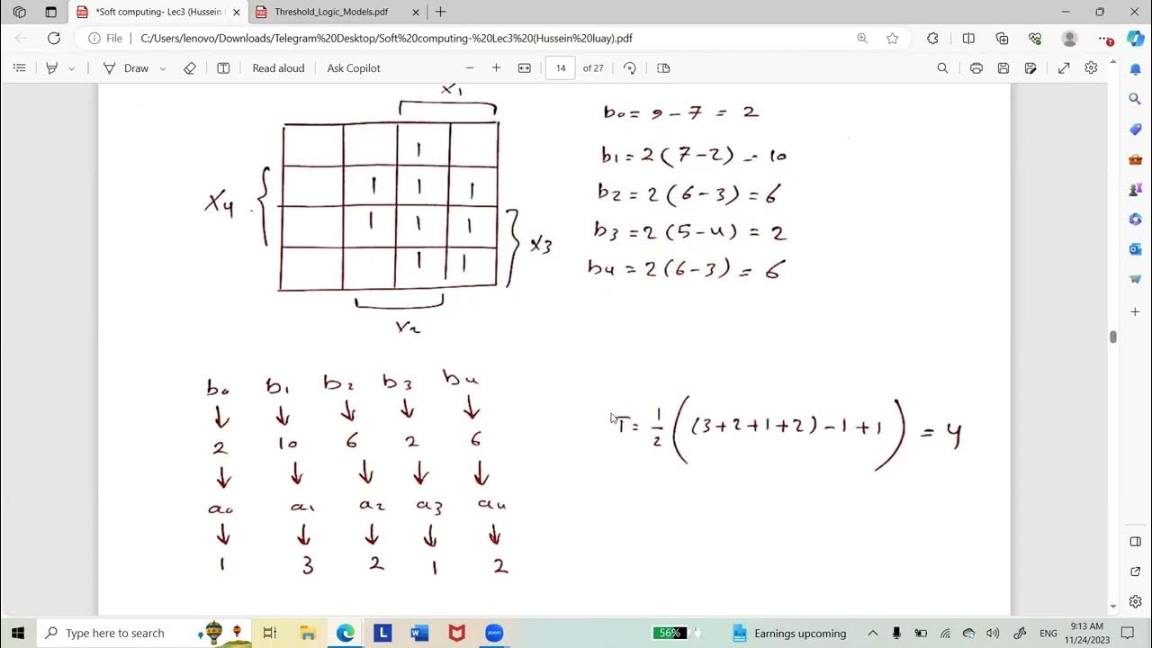 Soft computing - Lec 3 ( part two ) - YouTube