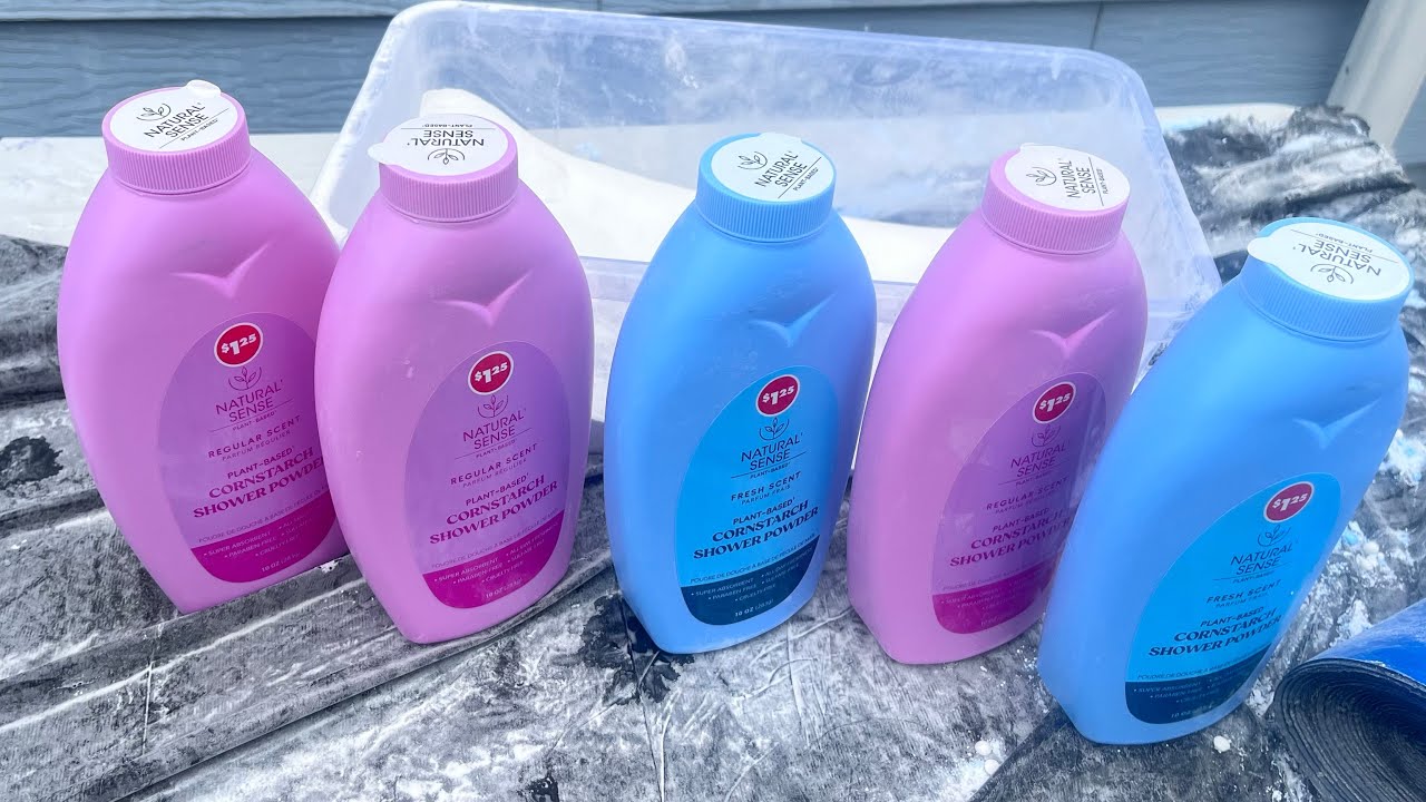 Dollar tree powder play ASMR !! Satisfying sounds !! - YouTube