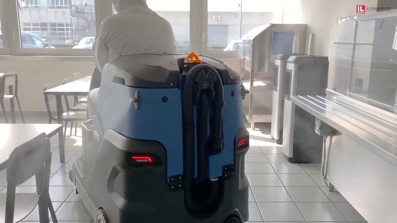 Comac / Fimap MMg Sanitizer fertőtlenítős takarítógép - YouTube