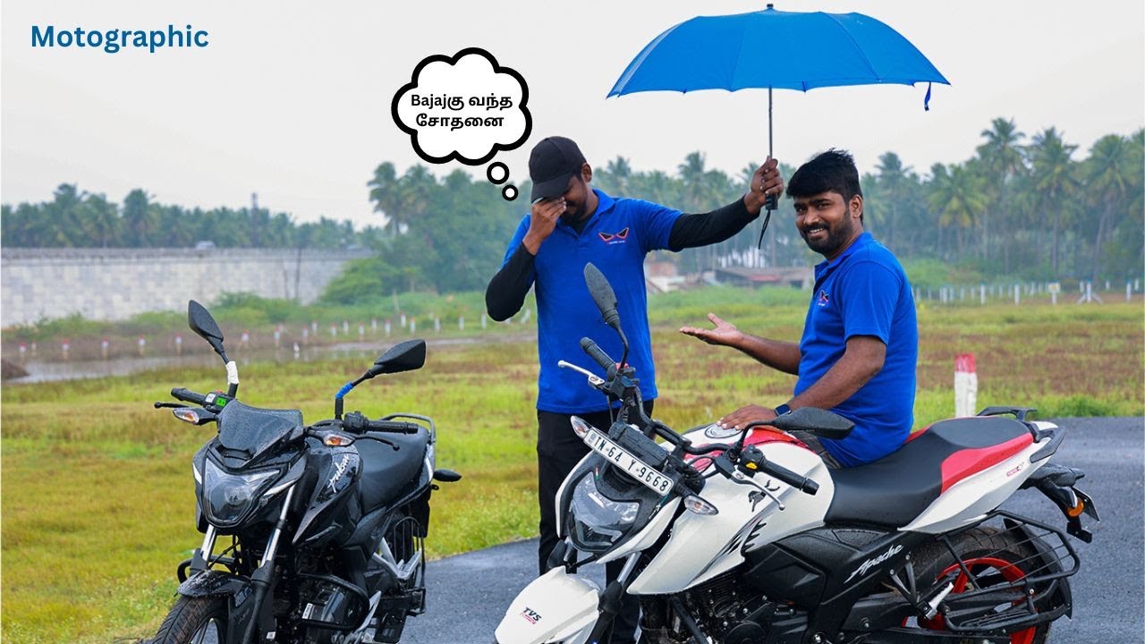 Pulsarகு வந்த சோதனைய 😭 | Apache vs Pulsar #motographic #bajaj #tvs # ...