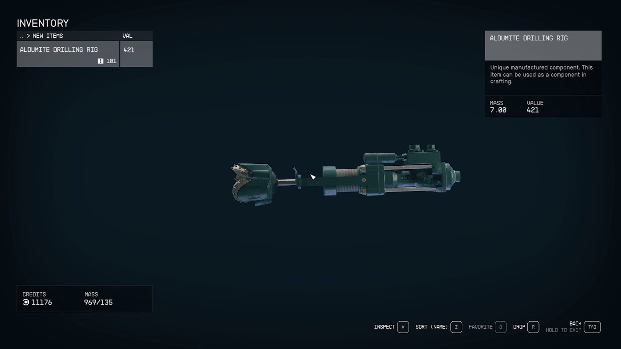 Starfield Aldumite Drilling Rig Console Command Cheat Code - YouTube