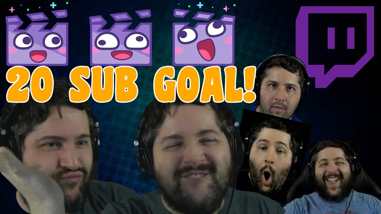 20 Sub Goal Twitch Clip Compilation - YouTube