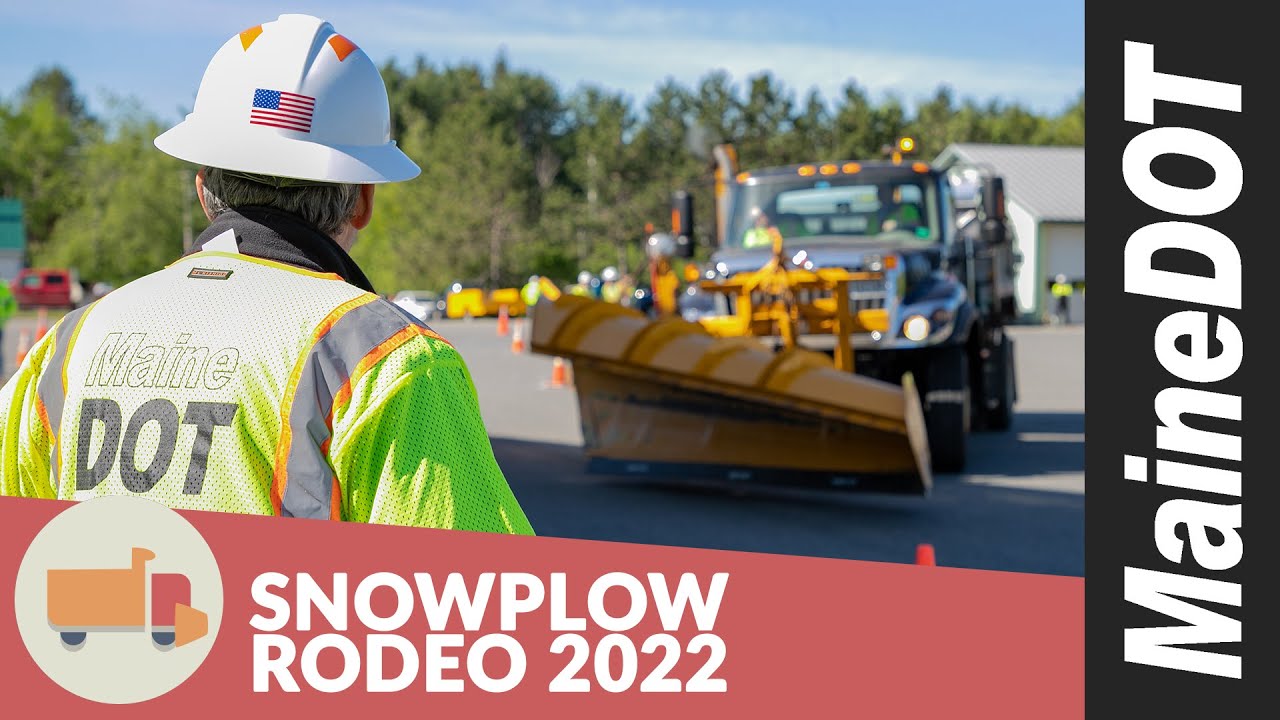 Snowplow Rodeo 2022 | MaineDOT - YouTube