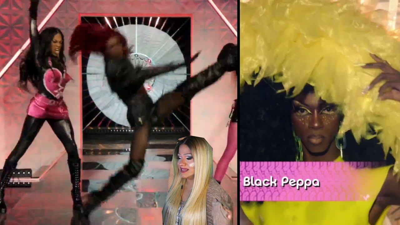 Black Peppa SLAYING GIRLGROUP CHALLENGE! - Drag Race UK Season 4 Reaction! - YouTube
